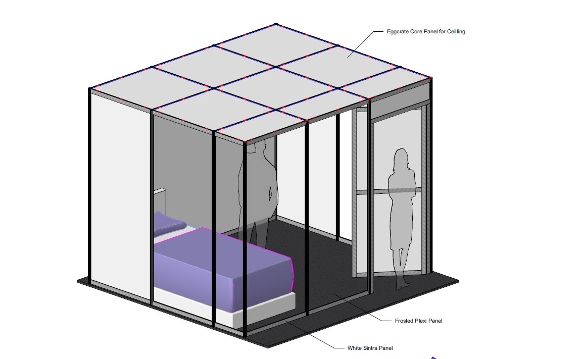 We Build temporary structures for medical facilities