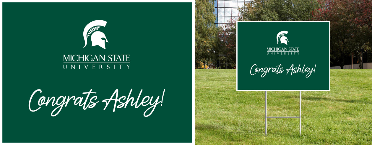 Celebrate With Custom Yard Signs | GraphiColor Exhibits